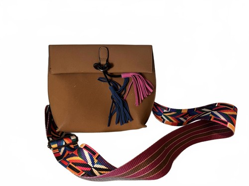 Threaded Pear Crossbody Bag with Colorful Strap | eBay