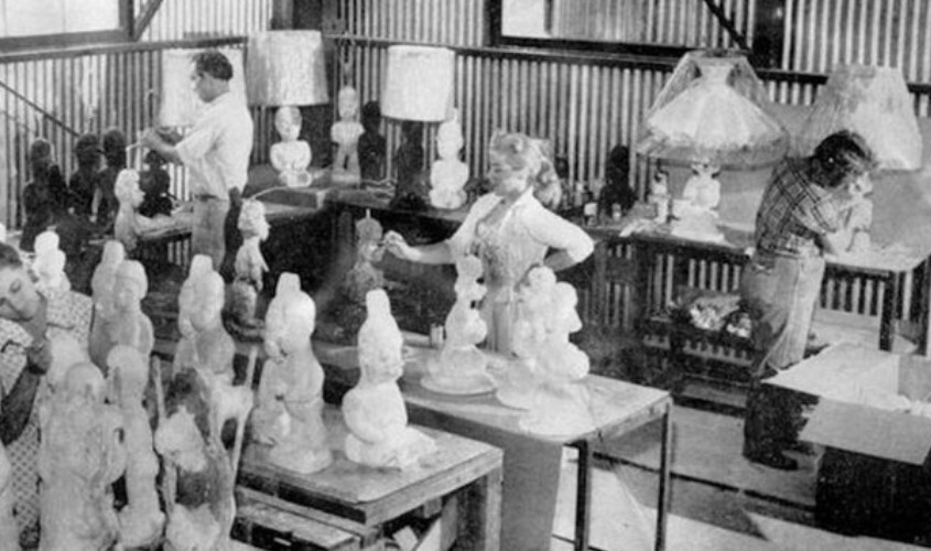 Phyllis Morris Original Poodle Table Lamp , Signed , Iconic Hollywood ...