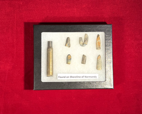 SCARCE WWII BULLETS & CASING FROM THE SHORELINE OF NORMANDY | eBay