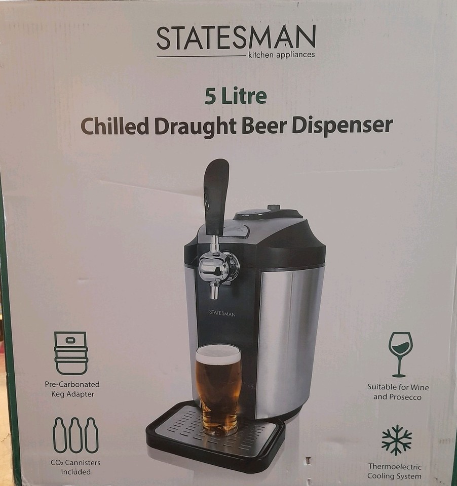 Statesman Chilled Draught Beer Dispenser Machine 5ltr | eBay UK