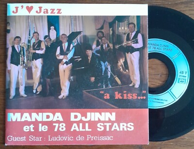 SP MANDA DJINN (Folie Bergères) et Le 78 All Stars French JAZZ Etat Exc ...