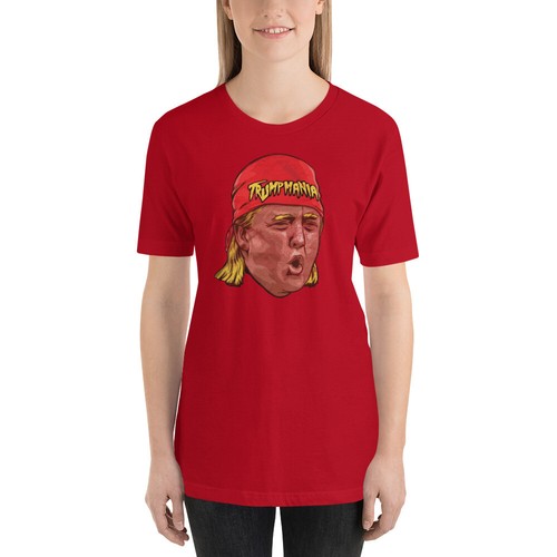 Trumpmania tee - Classic WWF spoof shirt - Short-Sleeve Unisex T-Shirt ...
