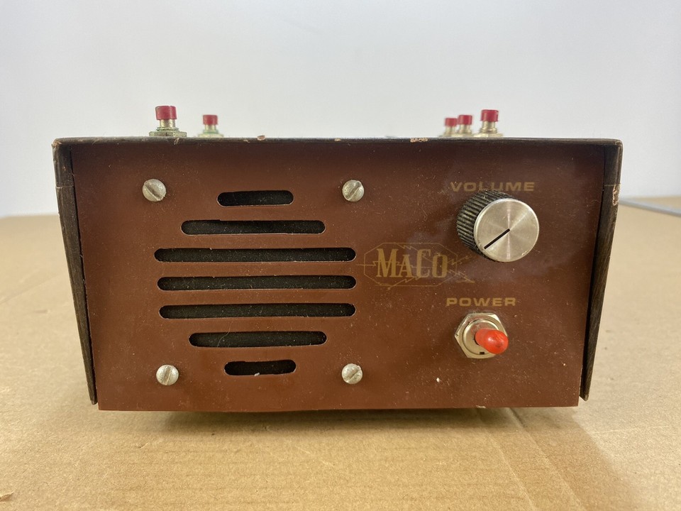 Vintage MACO LINEAR AMPLIFIER HAM Amateur RADIO TUBES Transistor ...