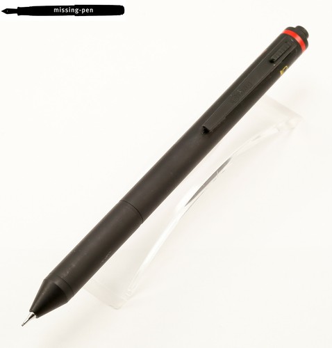 Rotring Quattro Pen in Matte Black (black, 0.5 mm, highlighter, Input ...