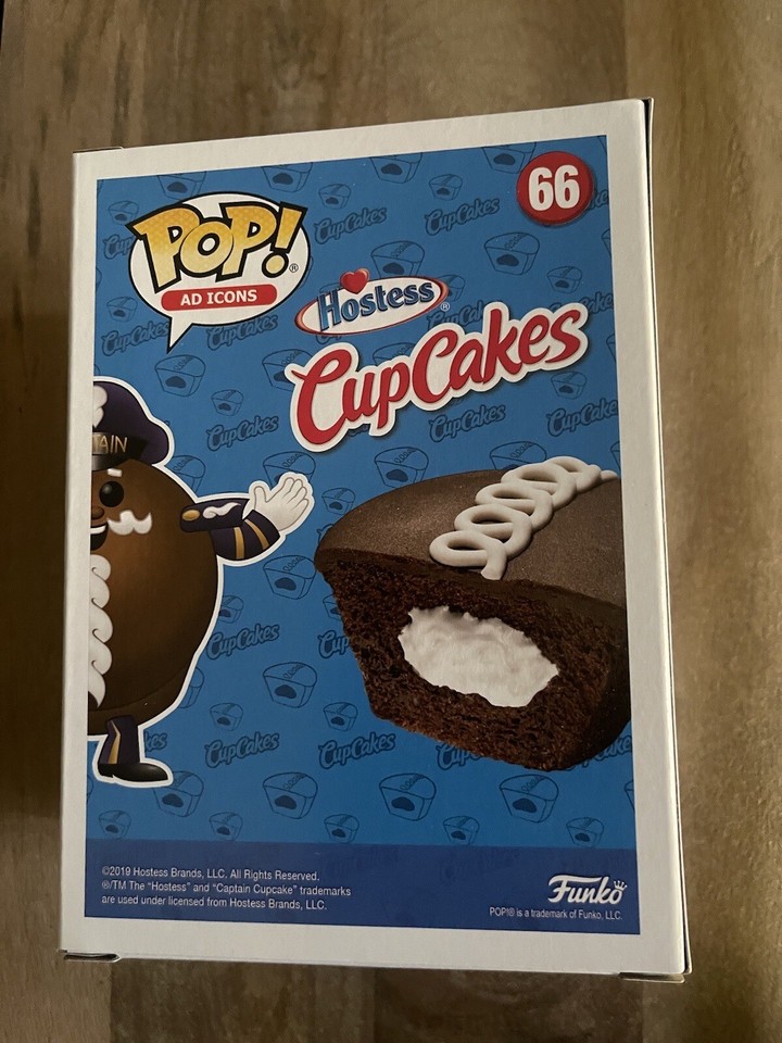 Funko POP Hostess Cupcakes Captain Cupcake #66 Vinyl Figure Funko Shop ...