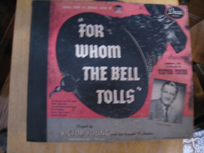 Victor Young FOR WHOM THE BELL TOLLS 3 X 78 RPM | eBay