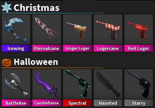 CHEAP MM2 INVENTORY ** WITH A NEGOTIABLE PRICE OF $60** discord: iyuu ...