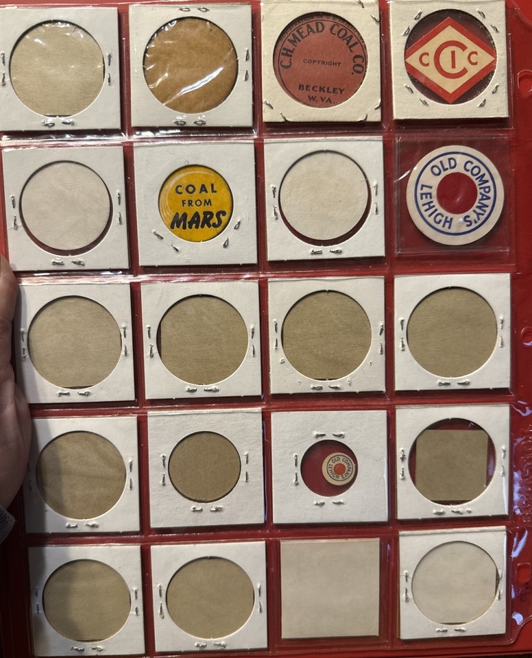 20 Vintage Coal Mine Scatter Tags Harco, Royalton, Meads, Old Lehigh ...