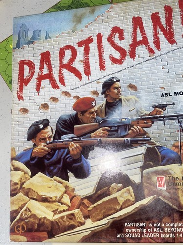 Avalon Hill Advanced Squad Leader Partisan! ASL Module 4 UnPunched | eBay