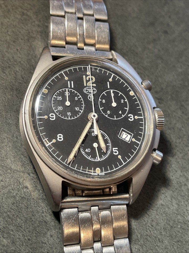 CWC Bangladesh Air Force (BAF) British Pilot's Chronograph RARE WATCH ...