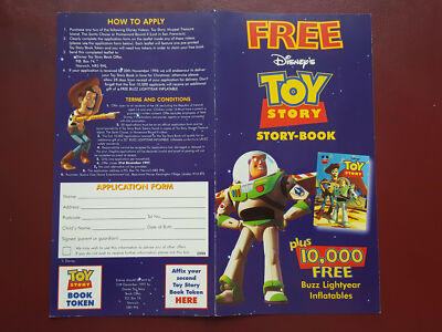 Walt Disney Toy Story & other Videos Book Offer Leaflet / Flyer #W183 ...