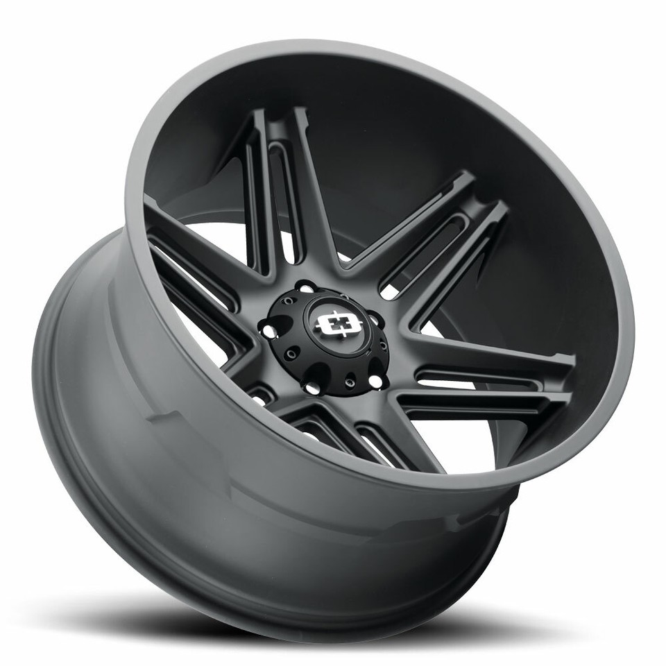 22x12 ET-51 Vision 363 Razor 5x127 Satin Black Wheels (Set of 4) | eBay