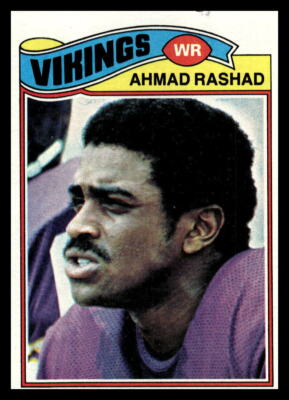 Ahmad Rashad 1977 Topps #359 Minnesota Vikings Football Card | eBay