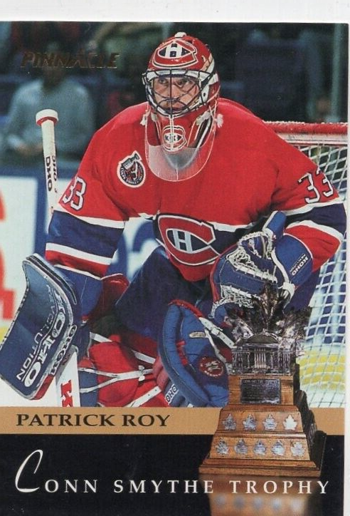 Patrick Roy 1993 Pinnacle "Conn Smyth Trophy" #228 | eBay