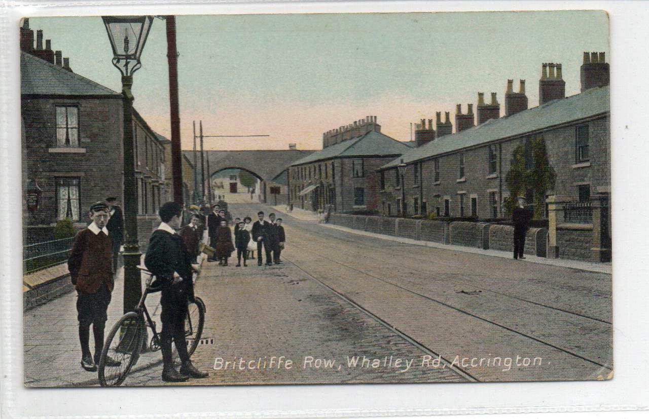 BRITCLIFFE ROW, WHALLEY ROAD, ACCRINGTON: Lancashire postcard (C69903 ...