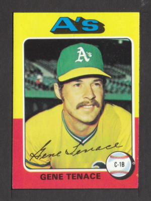 1975 Topps #535 Gene Tenace Oakland Athletics nrmt | eBay