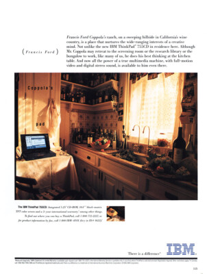 1995 IBM: Francis Ford Coppola Vintage Print Ad | eBay