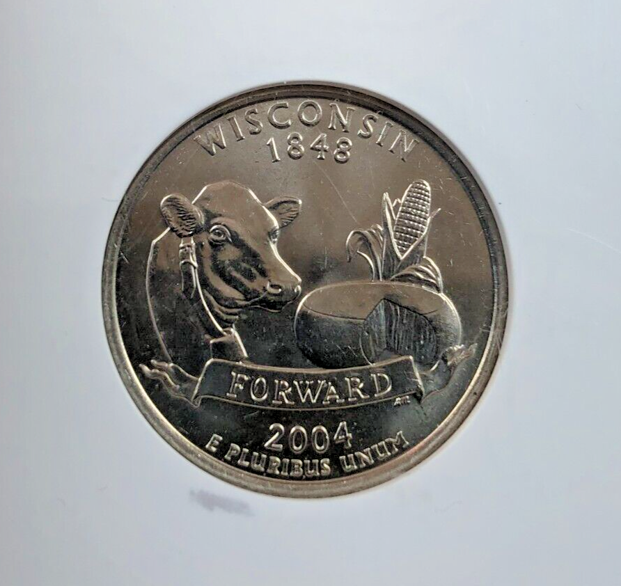 2004-D Wisconsin State Quarter ~ Extra Leaf High ~ NGC MS66 | eBay