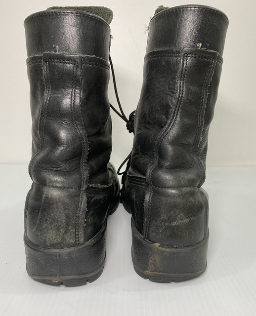 Belleville Mens Size 10 360st Black Leather Military Combat BOOTS Steel ...