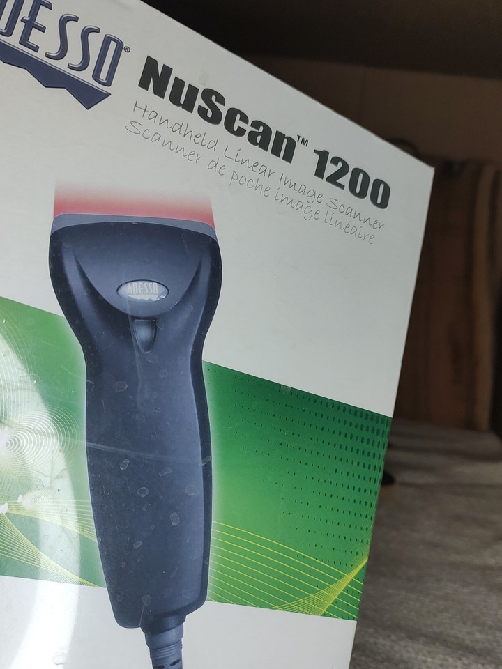 Nuscan 1200 Handheld Linear Image USB Barcode Scanner NIB | eBay