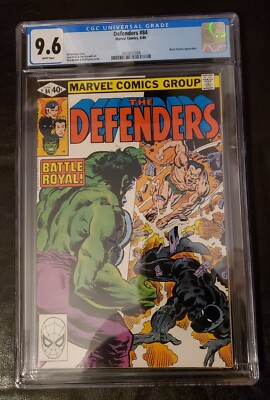 DEFENDERS #84 SUB-MARINER vs BLACK PANTHER, HULK Battle 1980 1st Wazira ...