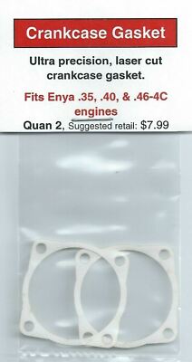 Enya .35-4C, .40-4C, & .46-4C Crankcase Gasket 2 Pack NIP | eBay