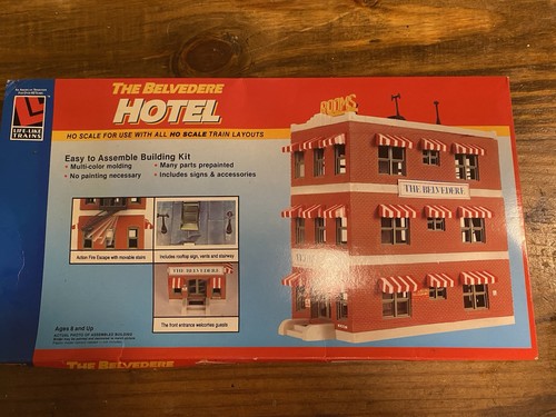 HO Scale-Factory The Belvedere Downtown Hotel Building Kit NOS | eBay