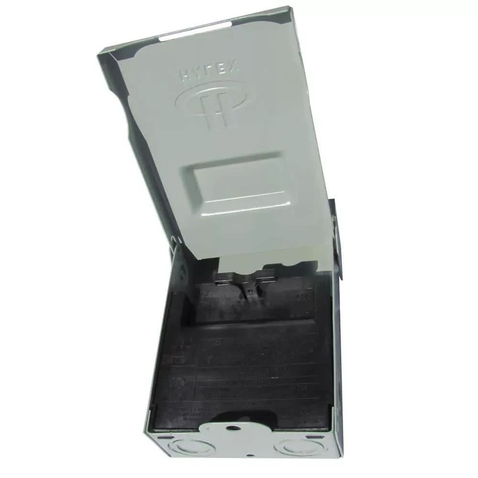 Ac Disconnect Box Electrical 60 Amp 120/240-volt Non-fuse Metallic ...