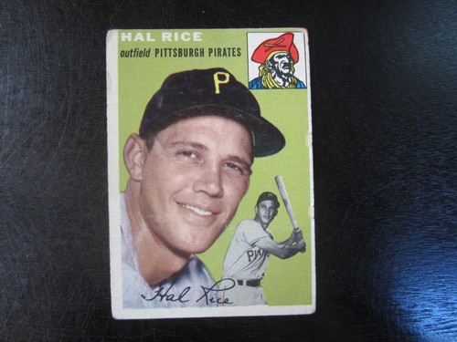 1954 Topps # 95 Hal Rice Card ( B67 ) Pittsburgh Pirates | eBay