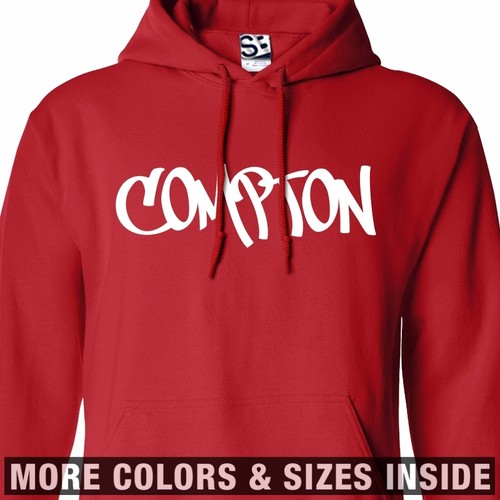 Compton Graff HOODIE | Hooded CPT 424 Graffiti Straight Outta Sweater ...