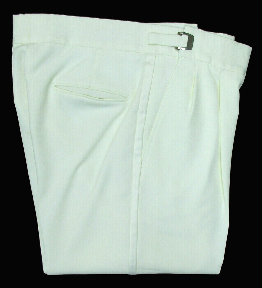 Mens Ivory Off White Tuxedo Pants All Sizes 27 - 62 Waist Tuxxman | eBay