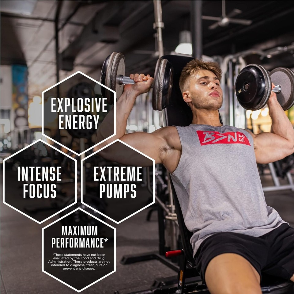 BSN N.O.-XPLODE Pre Workout Powder, Energy Supplement for Men and Women ...