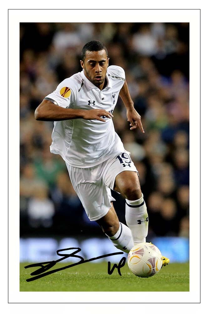 MOUSA DEMBELE Signed Autograph PHOTO Fan Gift Print TOTTENHAM HOTSPUR ...