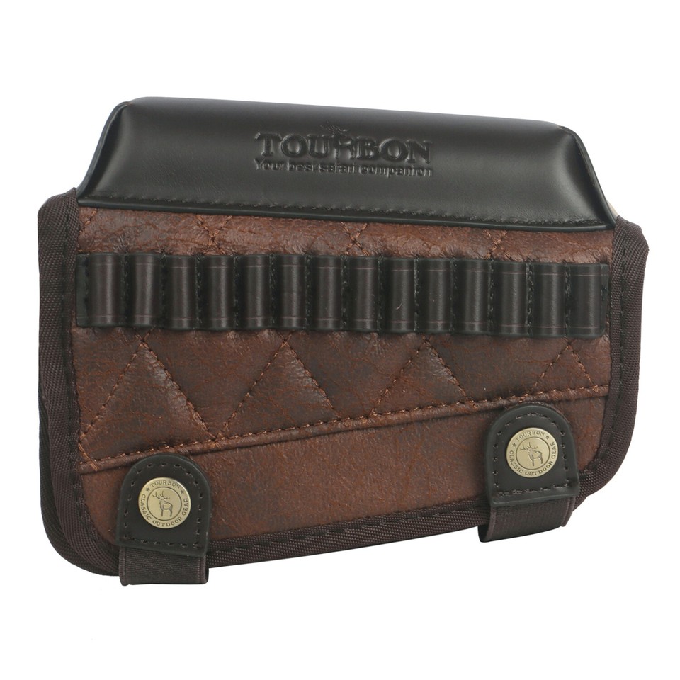 Tourbon Shooting Rifle Cheek Rest Raiser .22LR/30-06 Ammo Holder PU ...