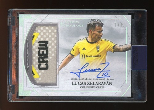 2022 Topps Renaissance MLS Lucas Zelarayan AUTO Relic Patch 1/1 ...