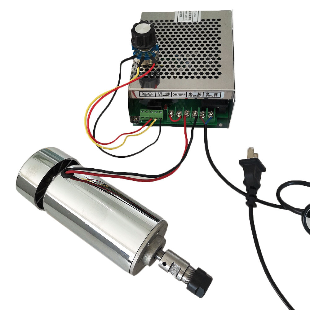 500w DC Spindle KIT ER16 CNC High Speed Spindle Motor for DIY CNC 48VDC ...