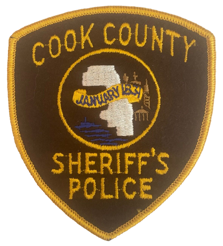 Vintage Cook County IL Illinois Sheriff's Police Uniform Jacket Patch ...