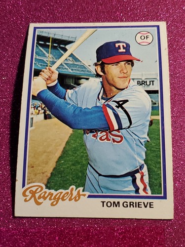 1978 Topps Tom Grieve Texas Rangers #337 | eBay