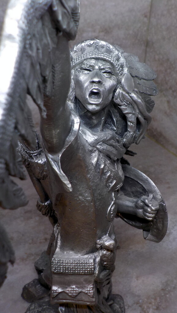 Jim Pinter Blackfoot Chief Pewter Sculpture | eBay