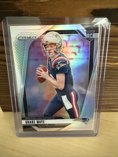 Panini Prizm Silver RC Drake Maye Rookie Football Trading Card | eBay