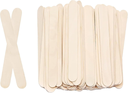 8'' 70Pcs Jumbo Craft Sticks, Natural Premium Wooden Extra Large ...