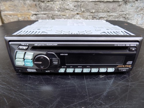 Alpine CDE-9801R Car CD Player Receiver Tuner Stereo 9801 - Fully ...