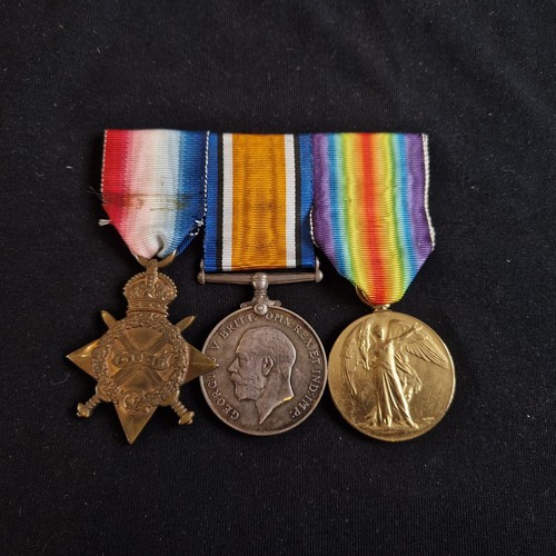 Essex Yeomanry WIA 1916 Hohenzollern Redoubt WW1 Medal Trio Walthamstow ...