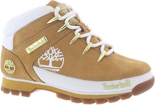 Timberland Leather Gold Bling Wheat White Gold Size 9 Euro Sprint Hiker ...