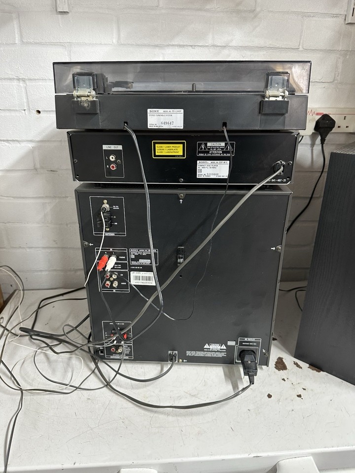 Sony HST D305 Hi-fi System CD, Cassette, Radio & Turntable. CDP M12 PS ...