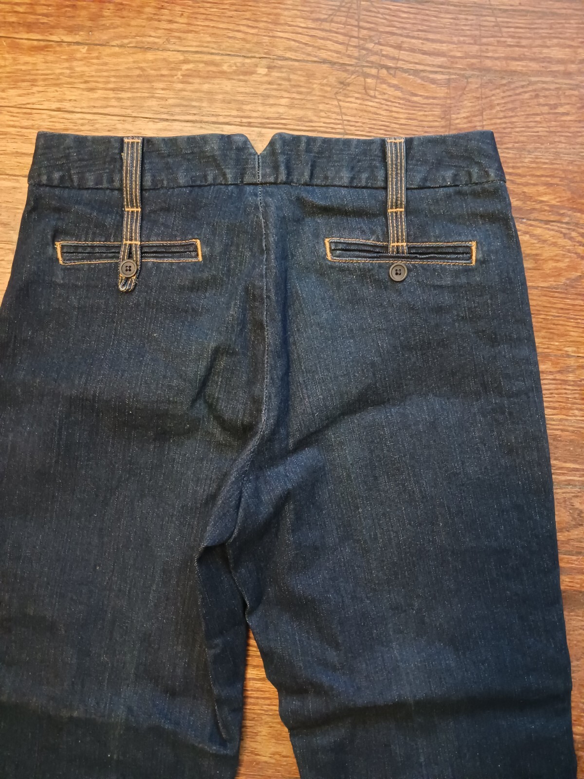 GAP Jeans Early 2000's GREAT Design Detail Odd Label … - Gem