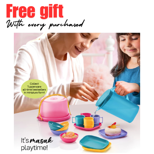 Tupperware Miniature Cooking Set For Kids Play Mini Toy Special Xmas ...