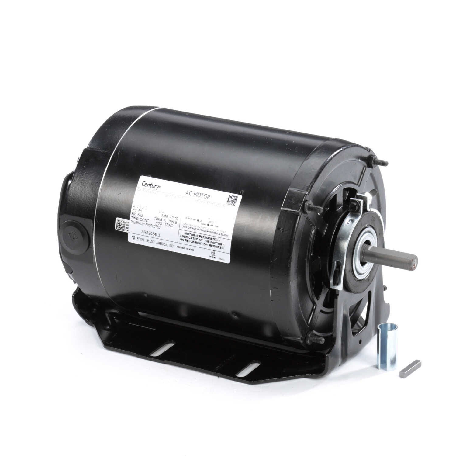 Century ARB2034L3 Split Phase Resilient 56Z Frame 1/3-HP 1725-RPM 115 ...