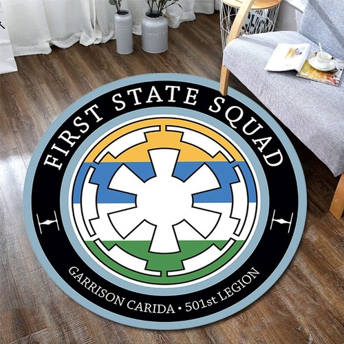 Star Wars Round Floor Mat Non-slip Doormat Chair Cushion Area Carpet ...