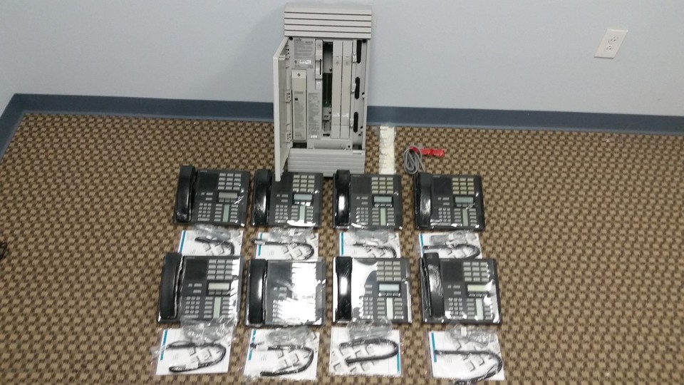 Nortel MICS office phone system package 8 M7310 8 lines | eBay